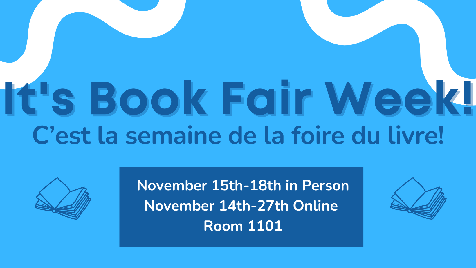 Fall Book Fair November 15th-18th – L'Etoile du Nord French Immersion ...